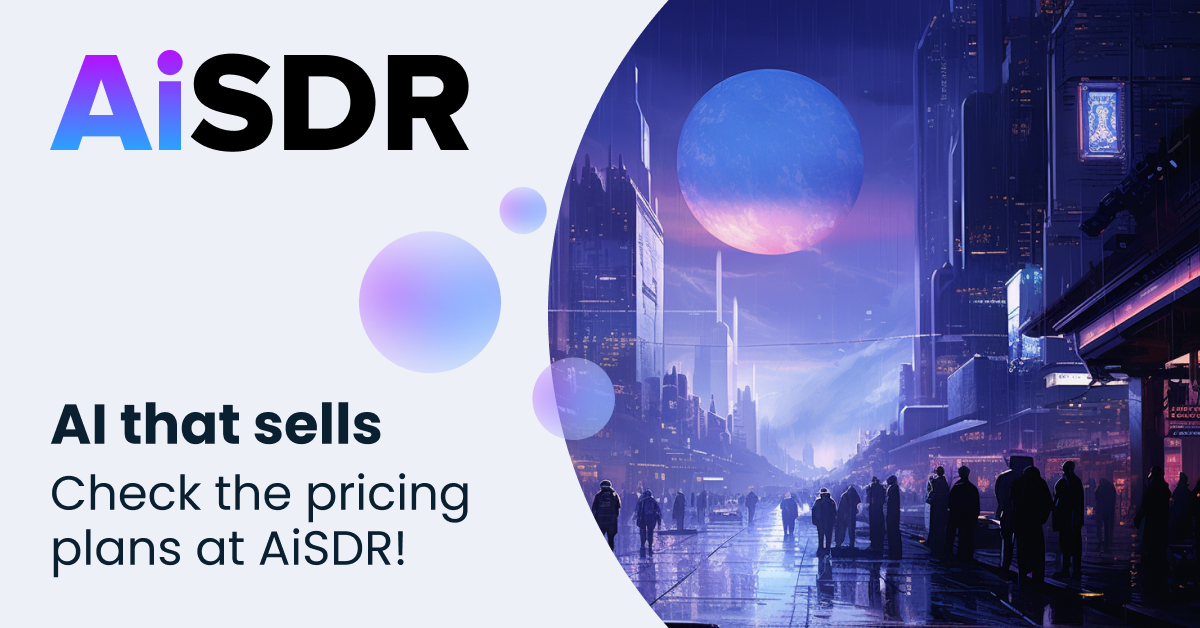 AiSDR Pricing page - AI SDR