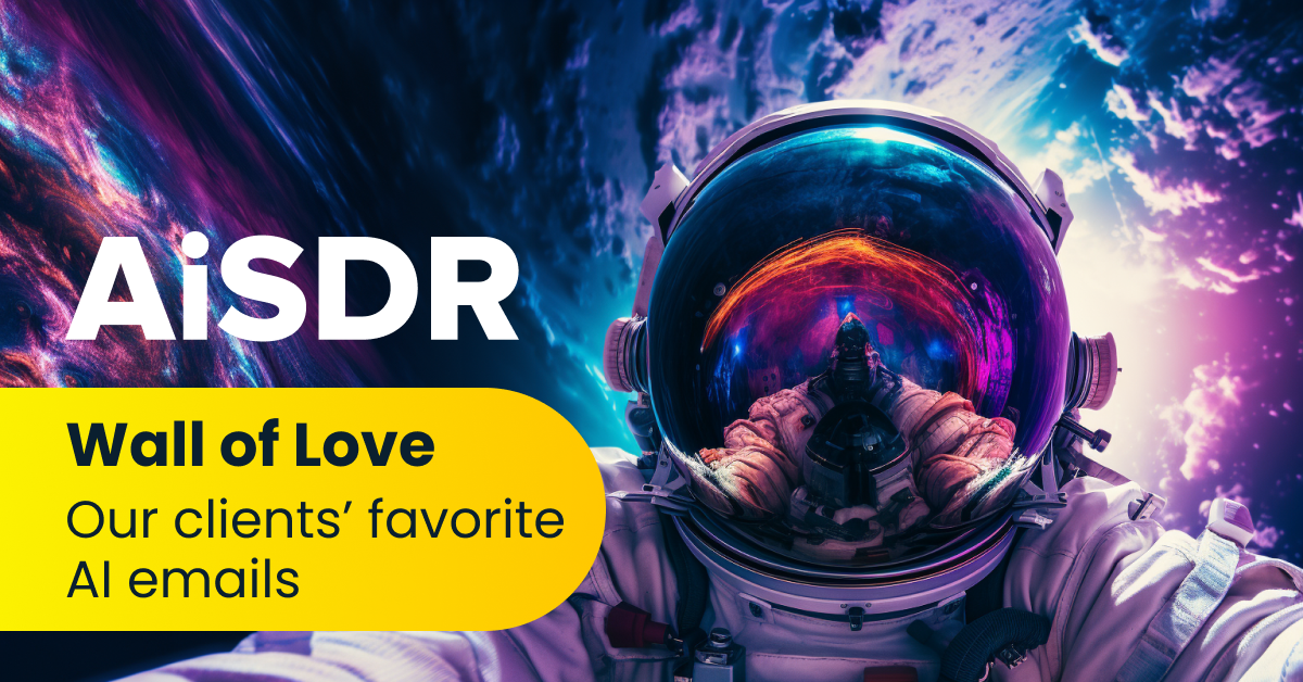 Wall of Love for Best AI-Generated Emails | AiSDR